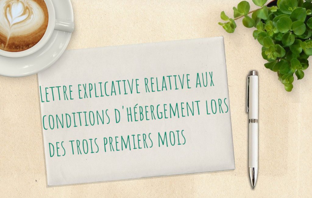 lettre explicative - Etudes en France